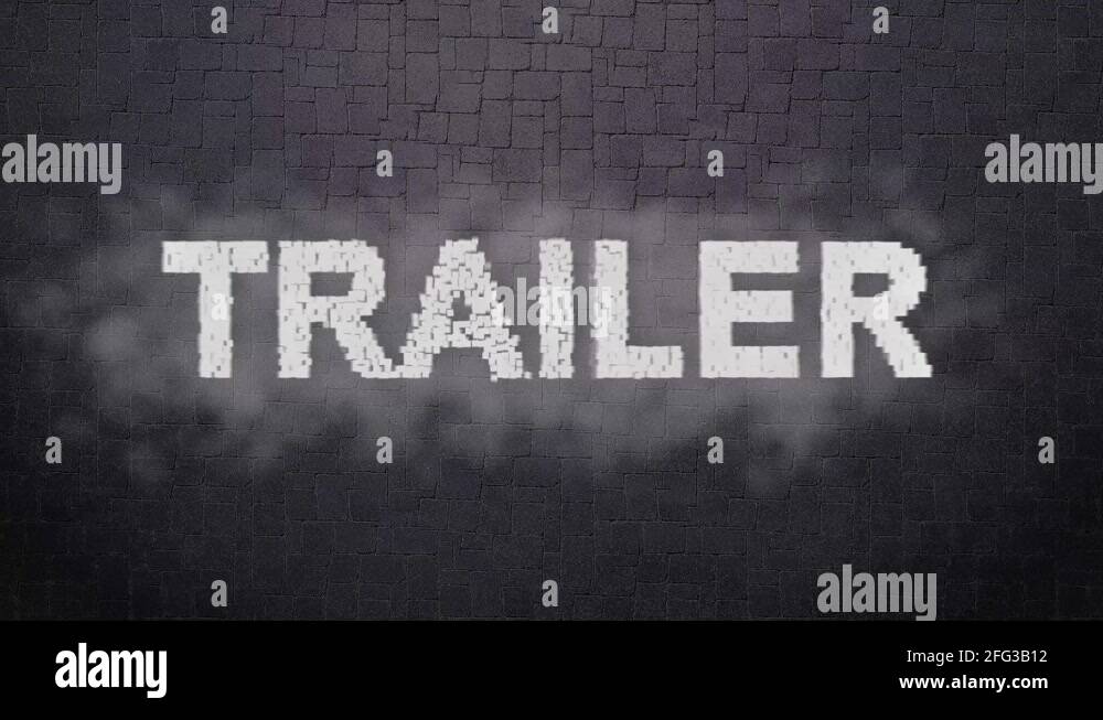 Animation Epic Logo for Trailers. Titles with Effects Stock Video ...