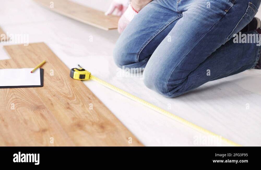 Man measuring flooring board Stock Videos & Footage - HD and 4K Video ...