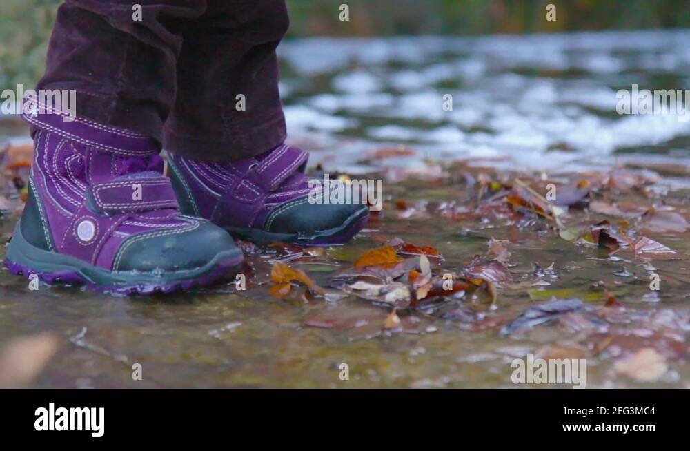 steps of a little girl Stock Video Footage - Alamy