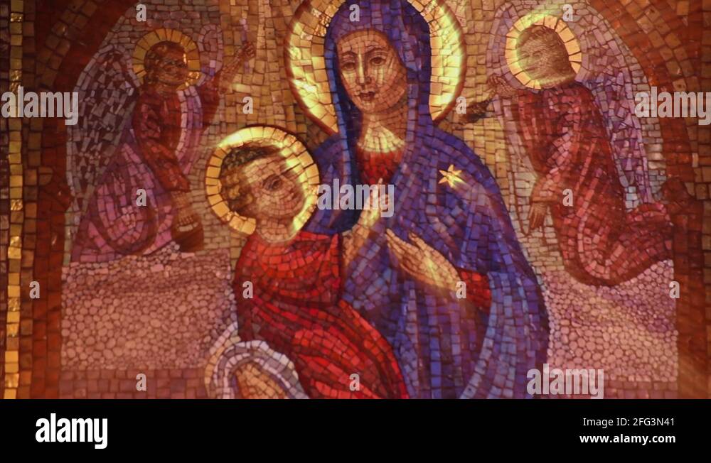 Virgin mary mosaic Stock Videos & Footage - HD and 4K Video Clips - Alamy