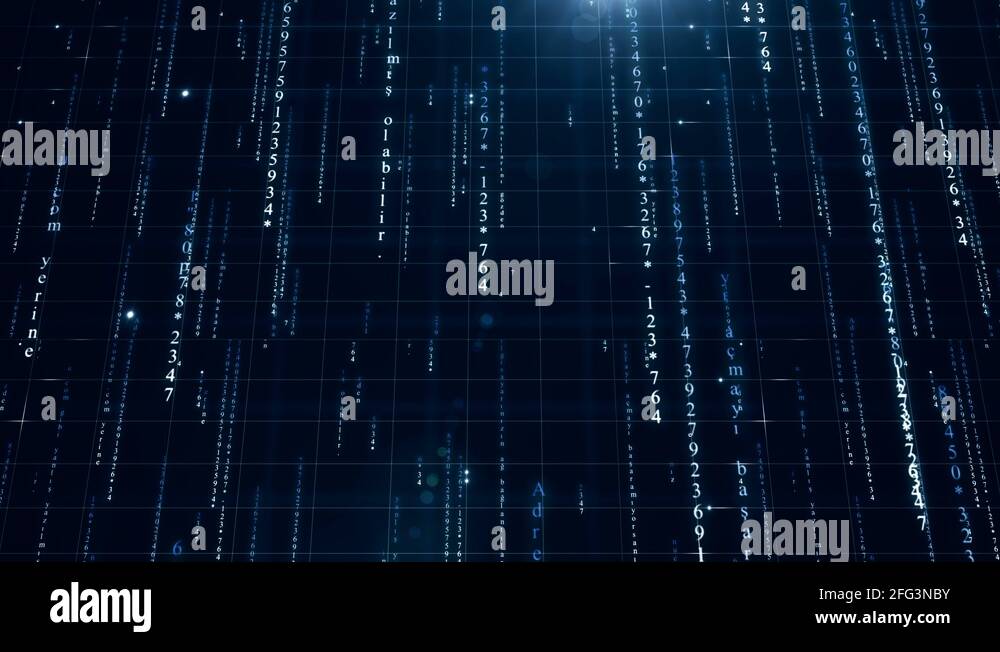 BLUE digital data background 4K (More than 35 Stock Video Footage - Alamy