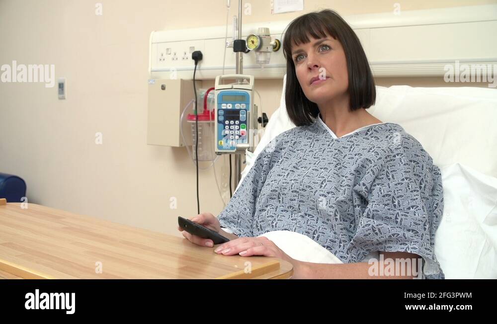 Hospital patient watching tv in bed Stock Videos & Footage - HD and 4K ...