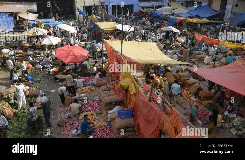Vegetable market in delhi Stock Videos & Footage - HD and 4K Video ...