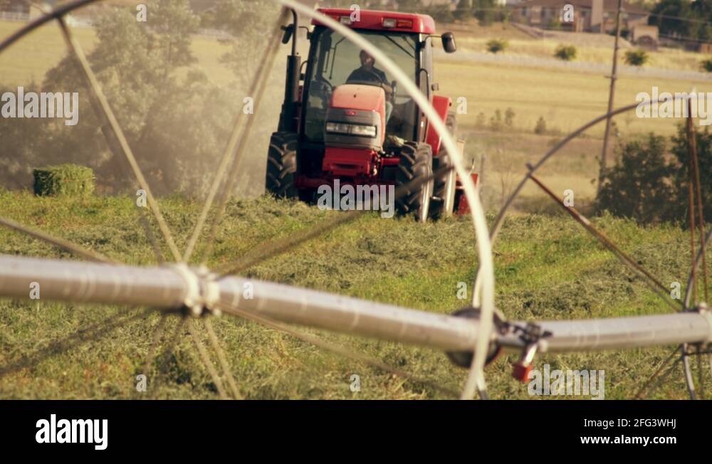 Hay bailing equipment vehicle Stock Videos & Footage - HD and 4K Video ...