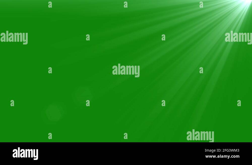 Light Animation Effect for LOGO on Green Screen. Lens flare Stock Video ...