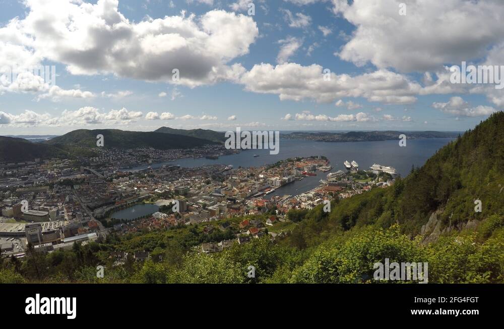 Norway bergen skyline panorama Stock Videos & Footage - HD and 4K Video ...