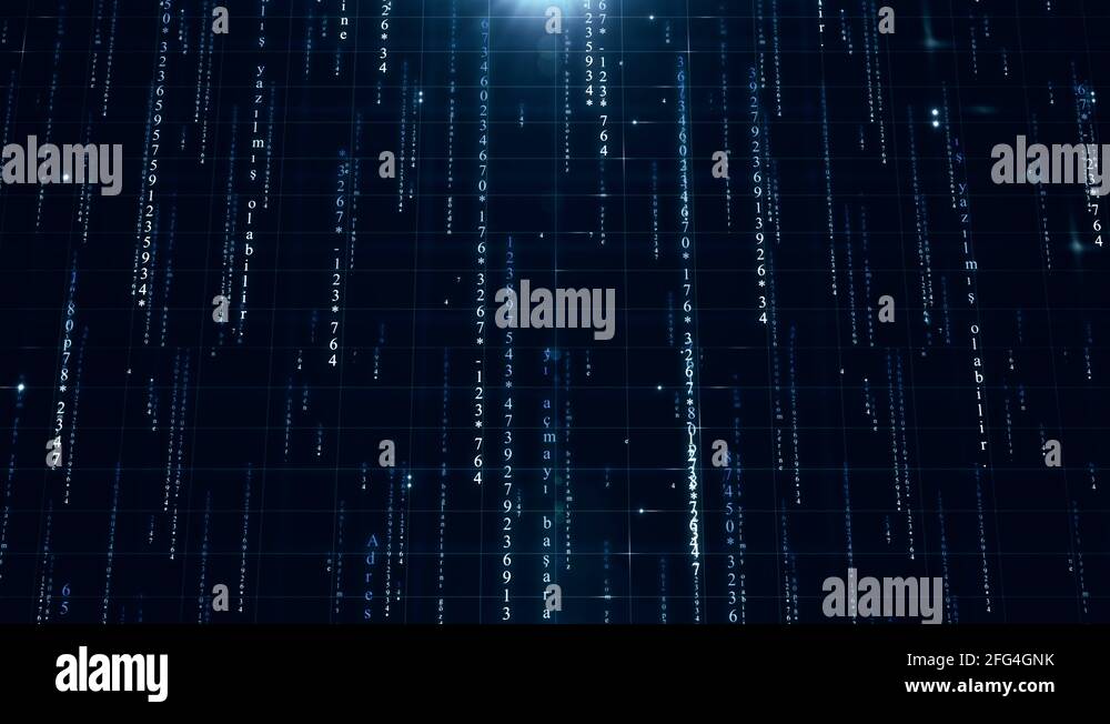 BLUE digital data background 4K (More than 35 Stock Video Footage - Alamy