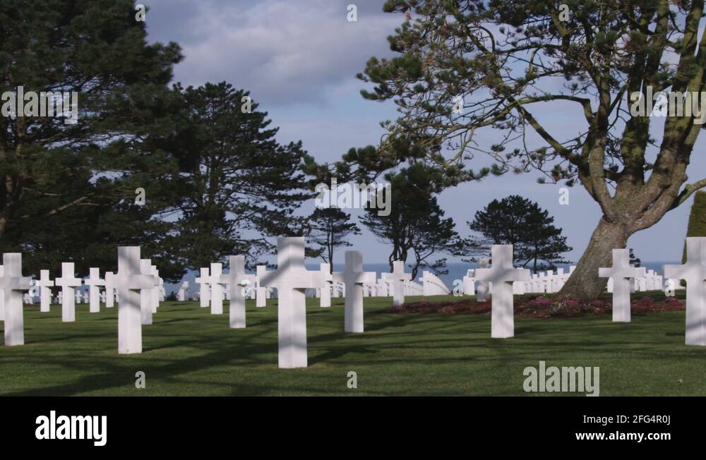 Normandy military cemetery Stock Videos & Footage - HD and 4K Video ...