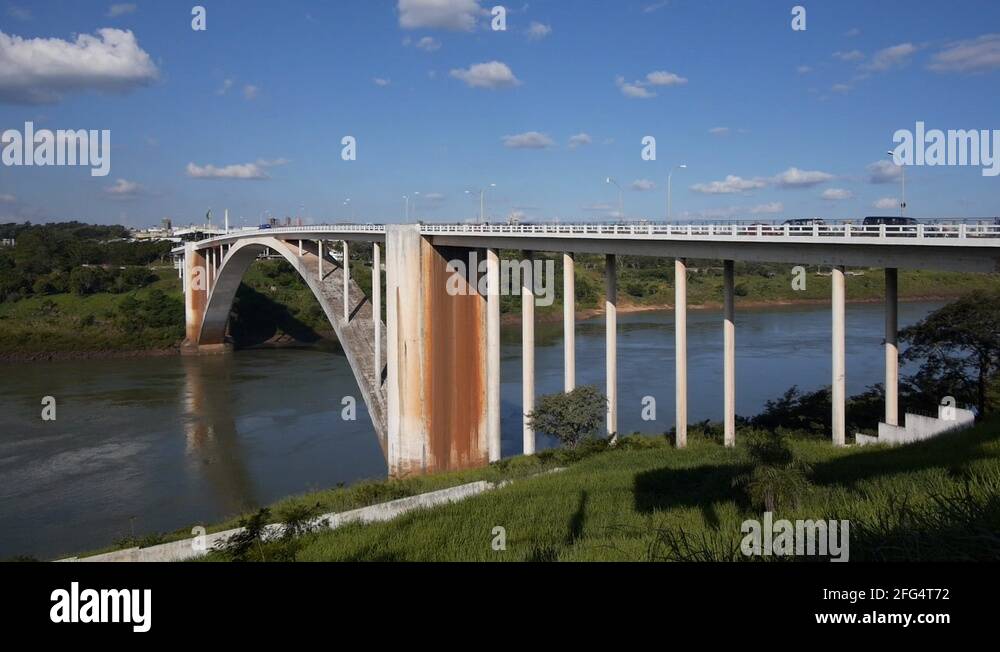 Ponte de amizade and paraguay Stock Videos & Footage - HD and 4K Video ...