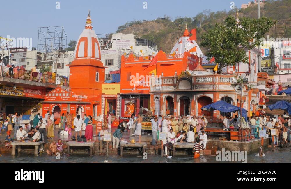Pilgrims bath haridwar Stock Videos & Footage - HD and 4K Video Clips ...