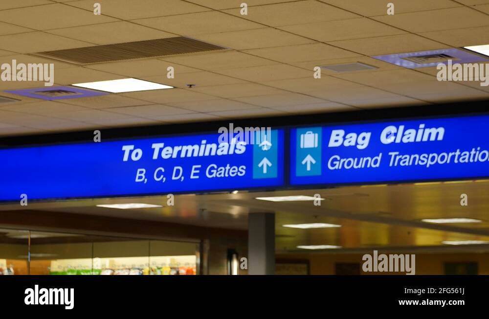 Baggage claim airport sign Stock Videos & Footage - HD and 4K Video ...