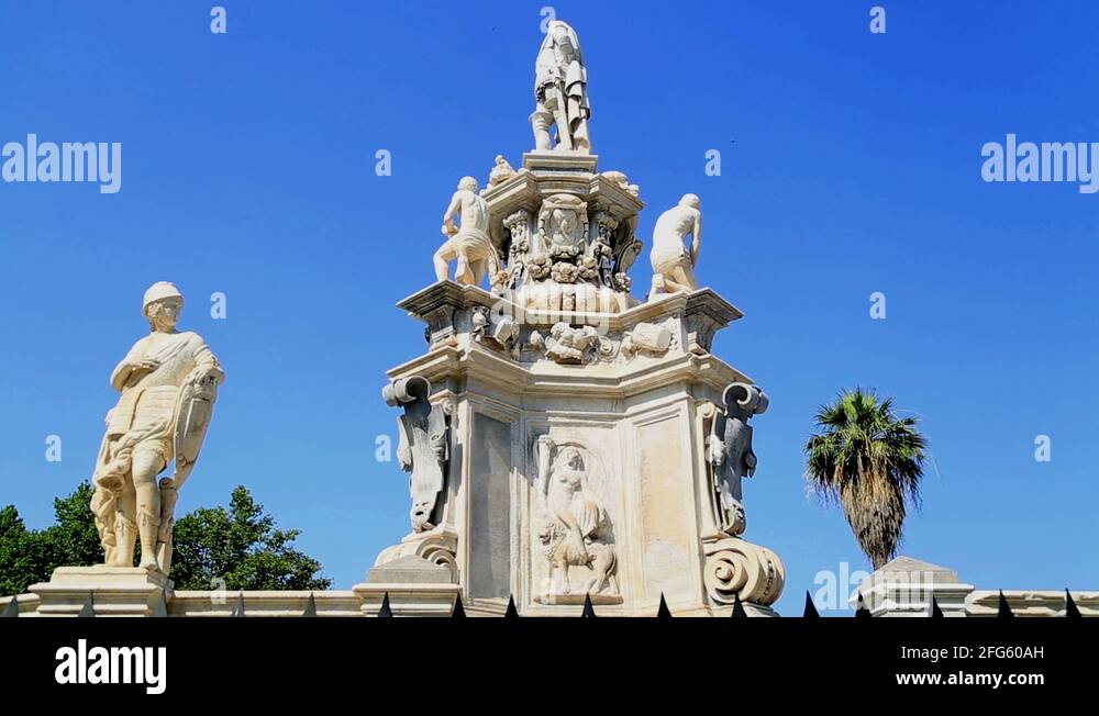Palermo fountain statues sicily Stock Videos & Footage - HD and 4K ...