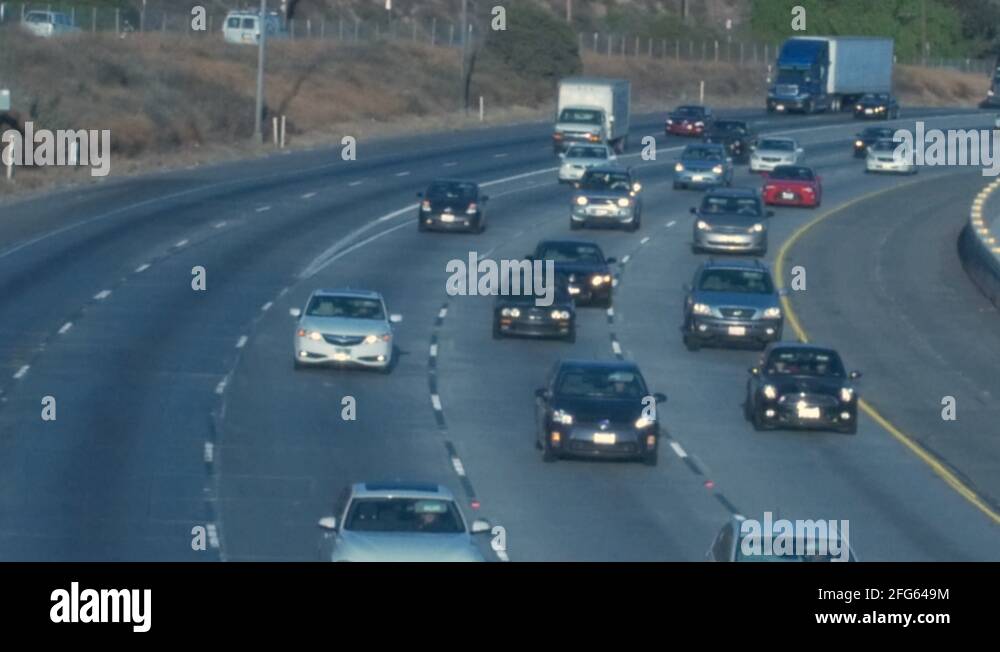 Rush Hour Traffic on 5 Freeway Stock Video Footage - Alamy