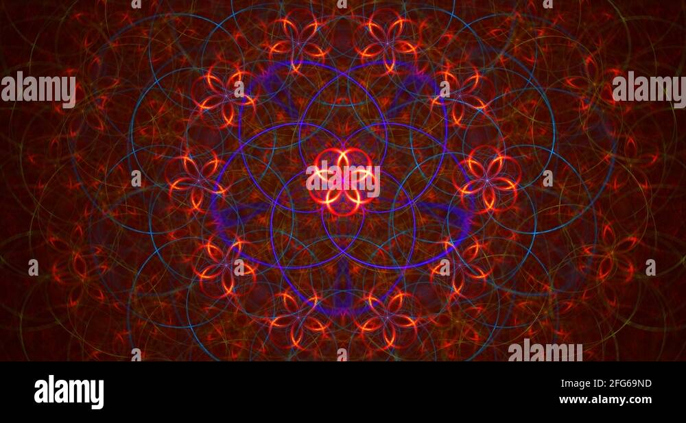 4K format abstract circular texture seamless looping fractal Stock ...