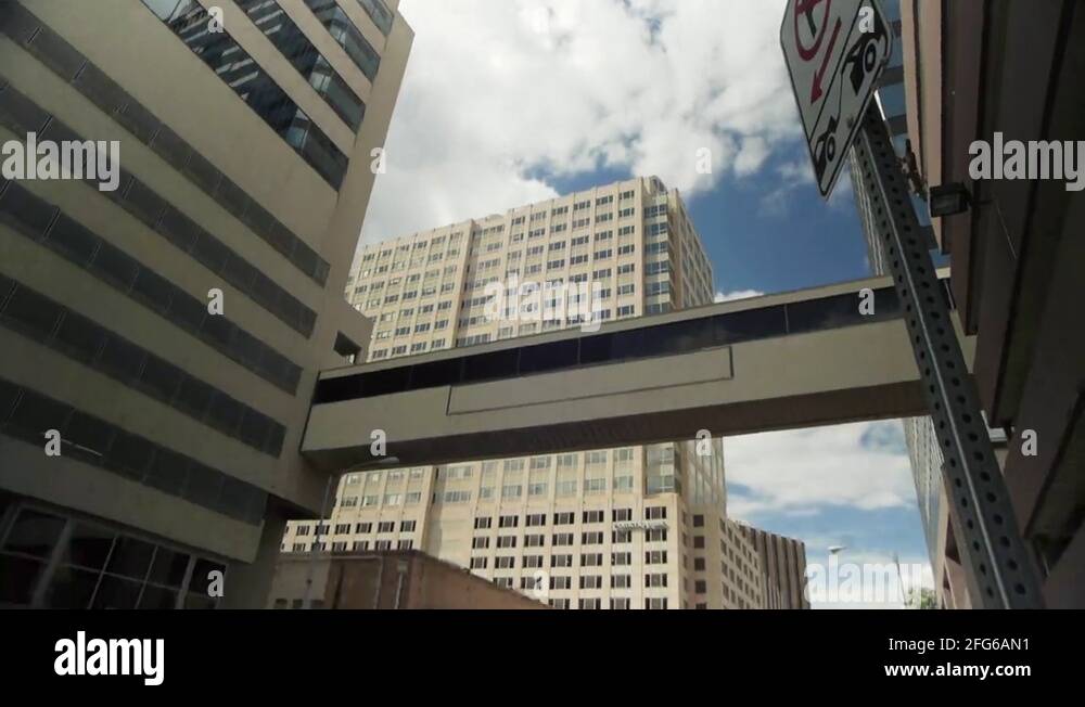 High walkway connecting buildings Stock Videos & Footage - HD and 4K ...