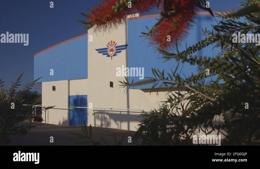 RFDS Flying Doctor Service base exterior, banksia, Broken Hill Stock ...