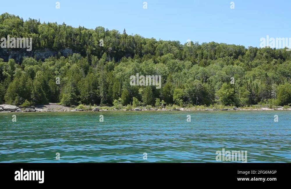 Flowerpot island fathom five Stock Videos & Footage - HD and 4K Video ...