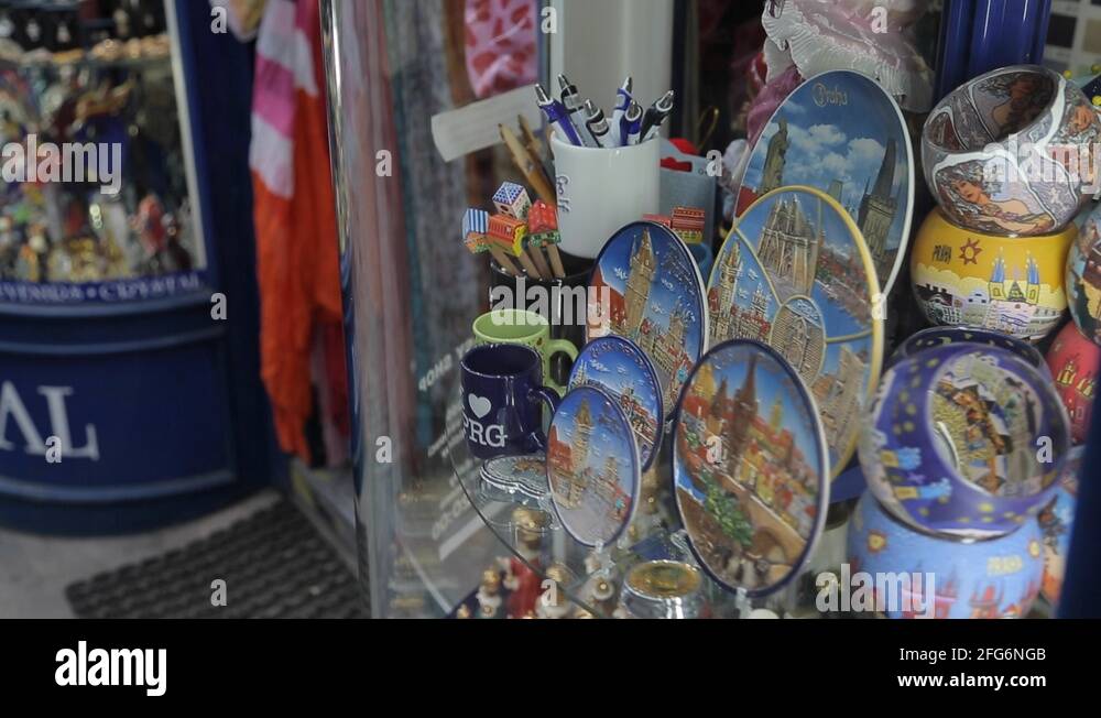 Czech republic city europe souvenir souvenirs Stock Videos & Footage ...