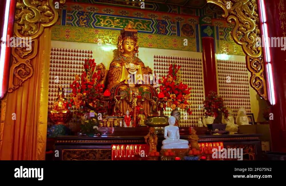 The statue of mazu temple Stock Videos & Footage - HD and 4K Video ...