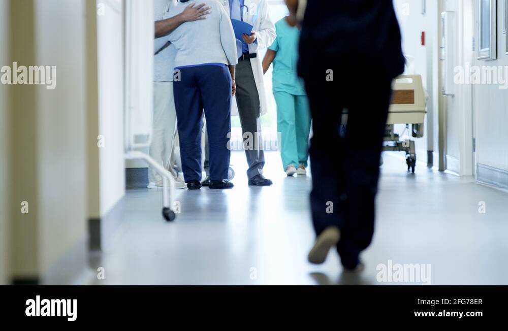 Hospital corridor patient busy Stock Videos & Footage - HD and 4K Video ...