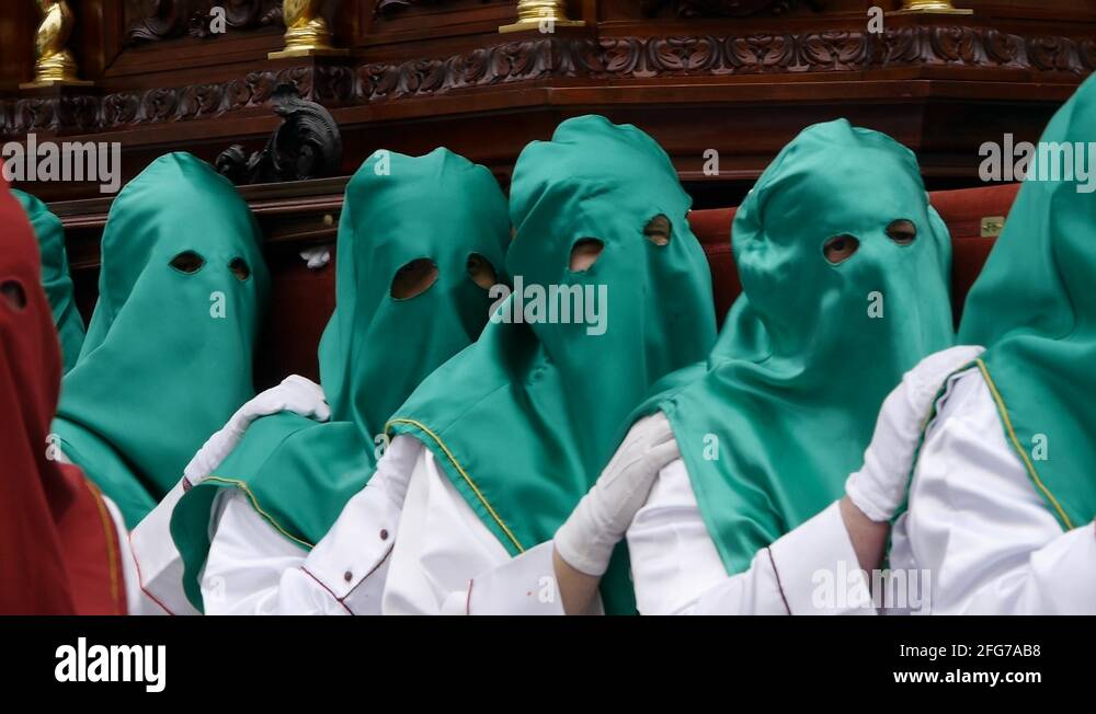 White capirote procession Stock Videos & Footage - HD and 4K Video ...