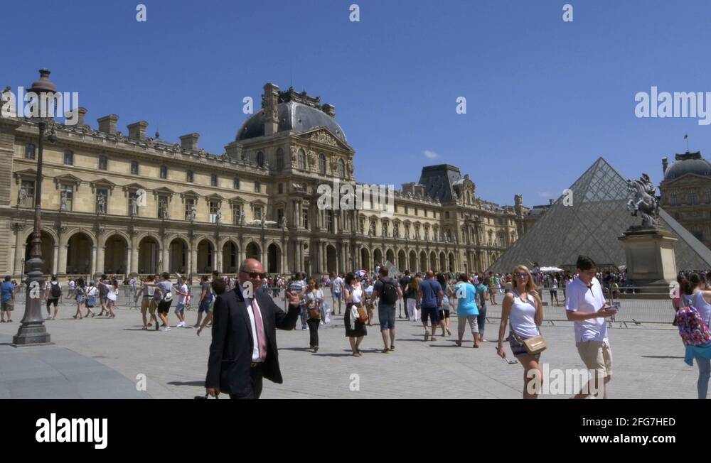 Louvre courtyard Stock Videos & Footage - HD and 4K Video Clips - Alamy
