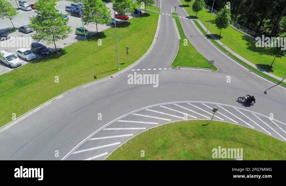 Motorcycle roundabout Stock Videos & Footage - HD and 4K Video Clips ...