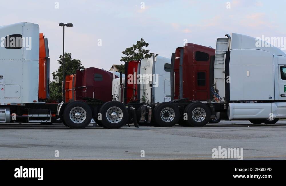 Tractor trailer truck engine Stock Videos & Footage - HD and 4K Video ...