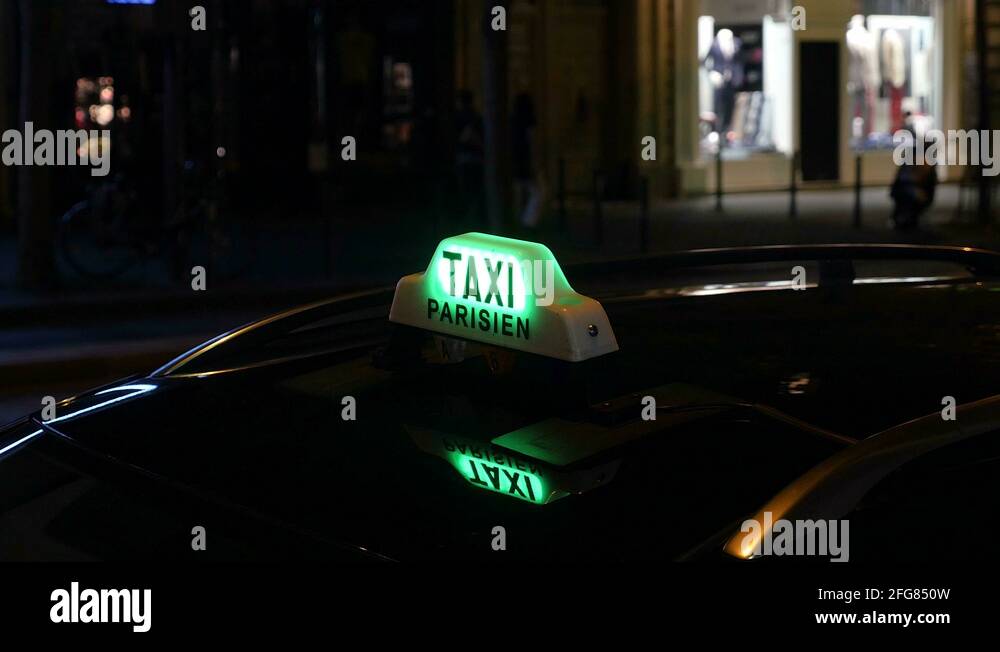 Paris taxi sign Stock Videos & Footage - HD and 4K Video Clips - Alamy