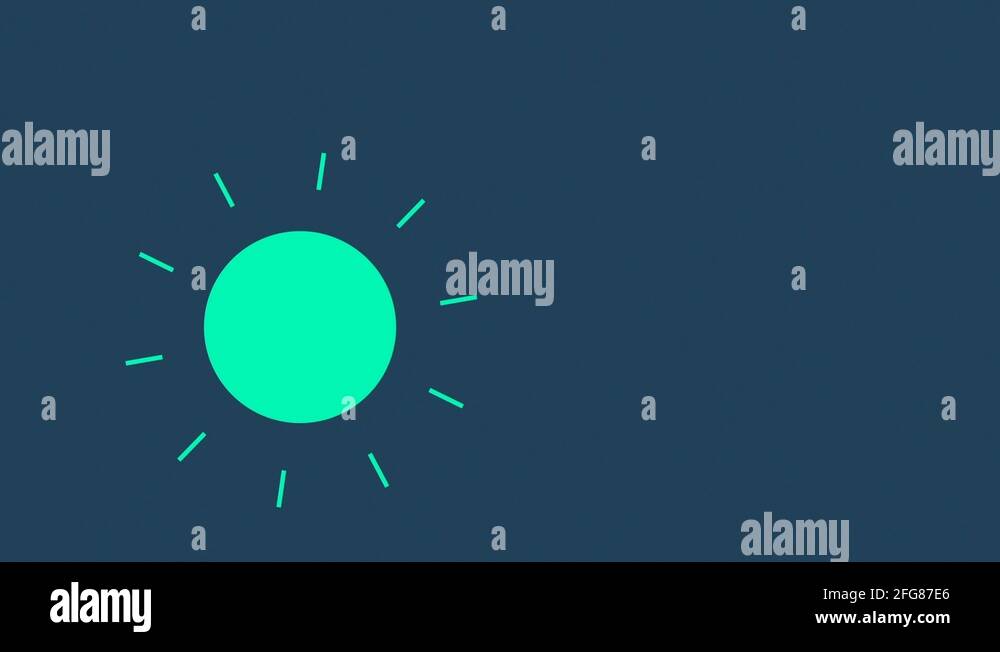 Weather animation background, sun and clouds Stock Video Footage - Alamy