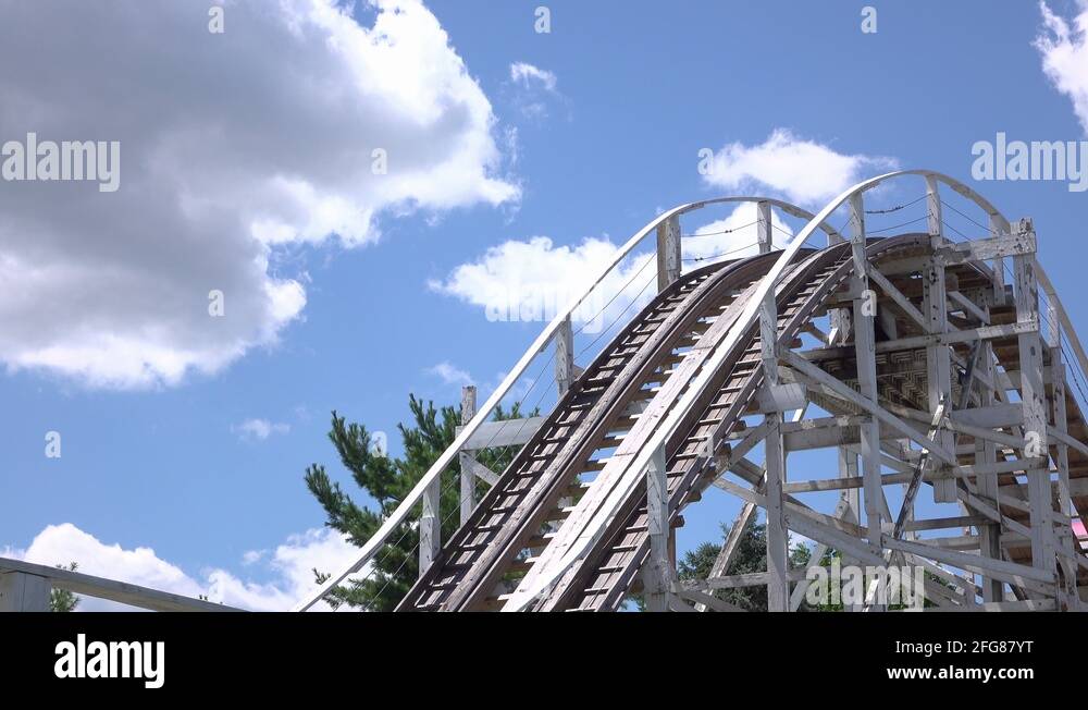 Single rider in roller coaster doing test run 4k Stock Video Footage ...