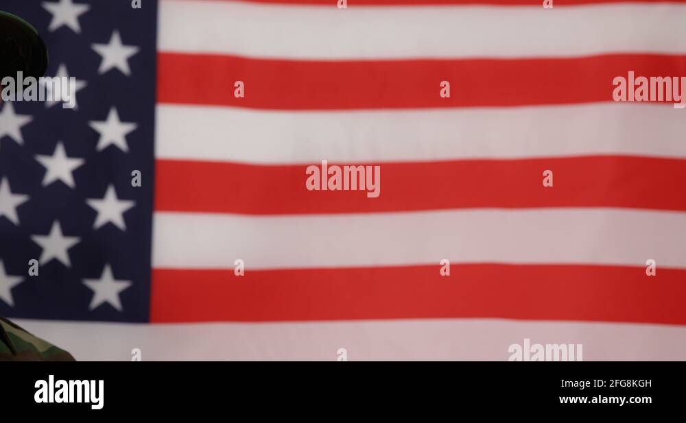 Army Soldier Patriotic Symbol Homage Respect United States America ...