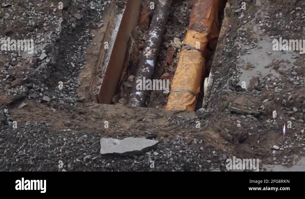 Dug pit for pipe Stock Videos & Footage - HD and 4K Video Clips - Alamy