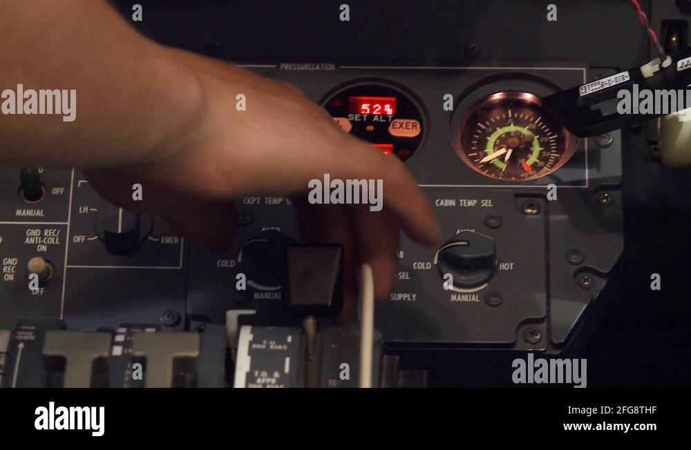 Instruments in the cockpit of an aircraft Stock Videos & Footage - HD ...