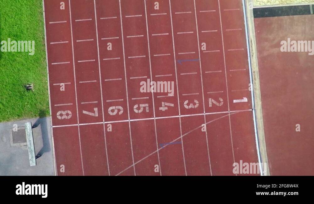 Running track and long jump at a court Stock Video Footage - Alamy