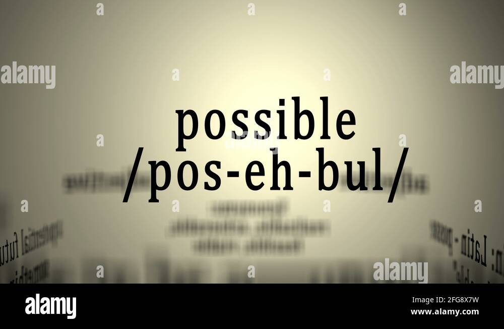 What is possible Stock Videos & Footage - HD and 4K Video Clips - Alamy
