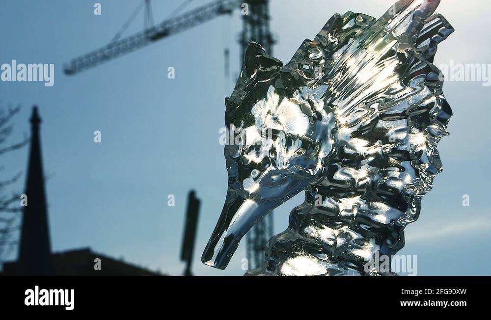 Ice sculptures on display at winterlude in Ottawa Stock Video Footage ...