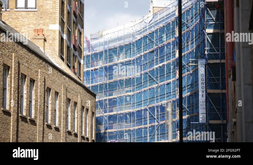 Scaffolding in london england Stock Videos & Footage - HD and 4K Video ...