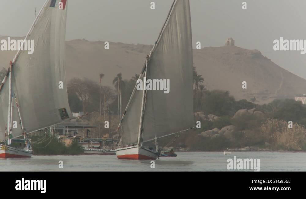 Nile river egypt boats water sail Stock Videos & Footage - HD and 4K ...