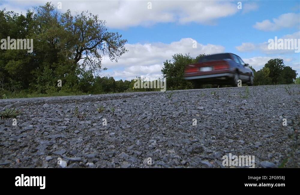 Car driving away from camera road Stock Videos & Footage - HD and 4K ...
