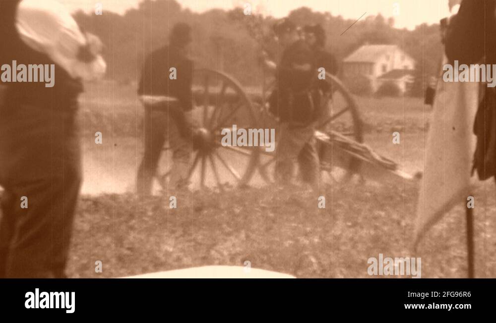 ARTILLERY FIRE American Civil War Battlefield Soldiers 1864 Vintage ...