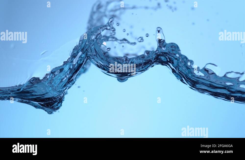 Water surface splash in slow motion; shot on Phantom Flex 4K at 1000 ...