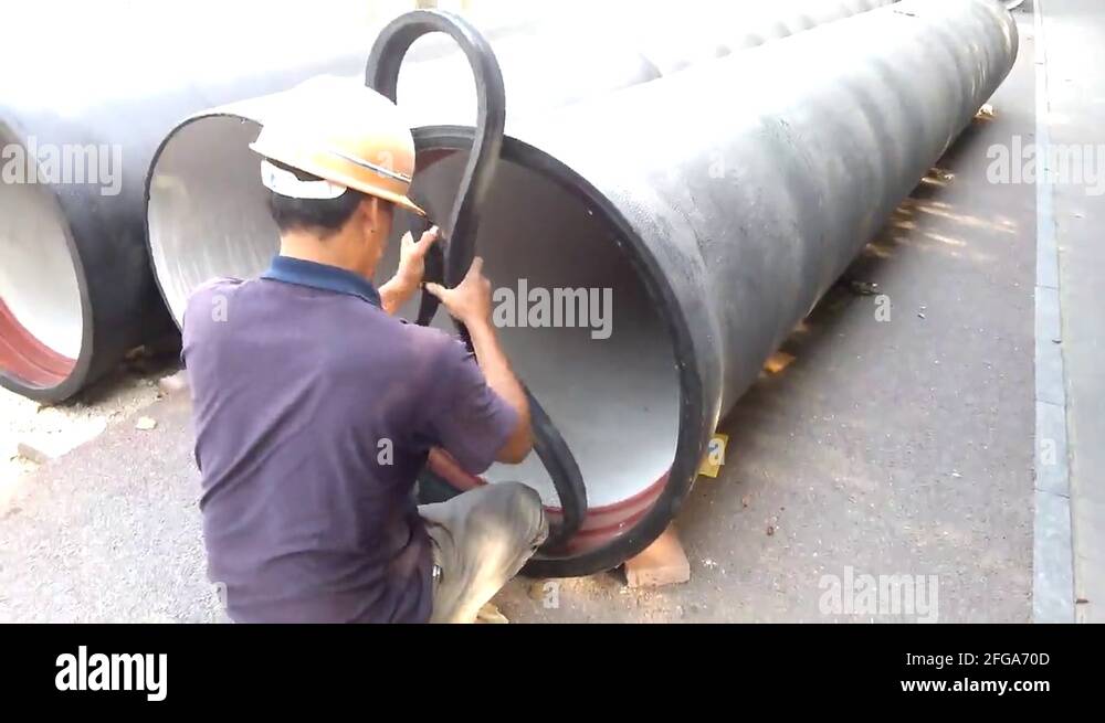 Installation of steel pipes Stock Videos & Footage - HD and 4K Video ...