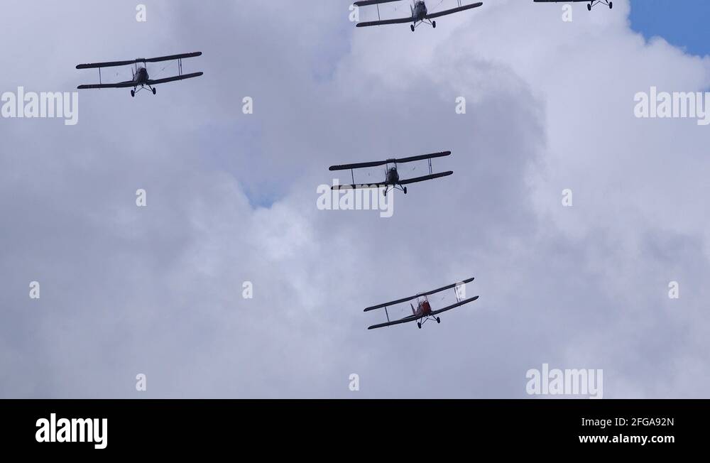 Civil biplane flying aircraft Stock Videos & Footage - HD and 4K Video ...