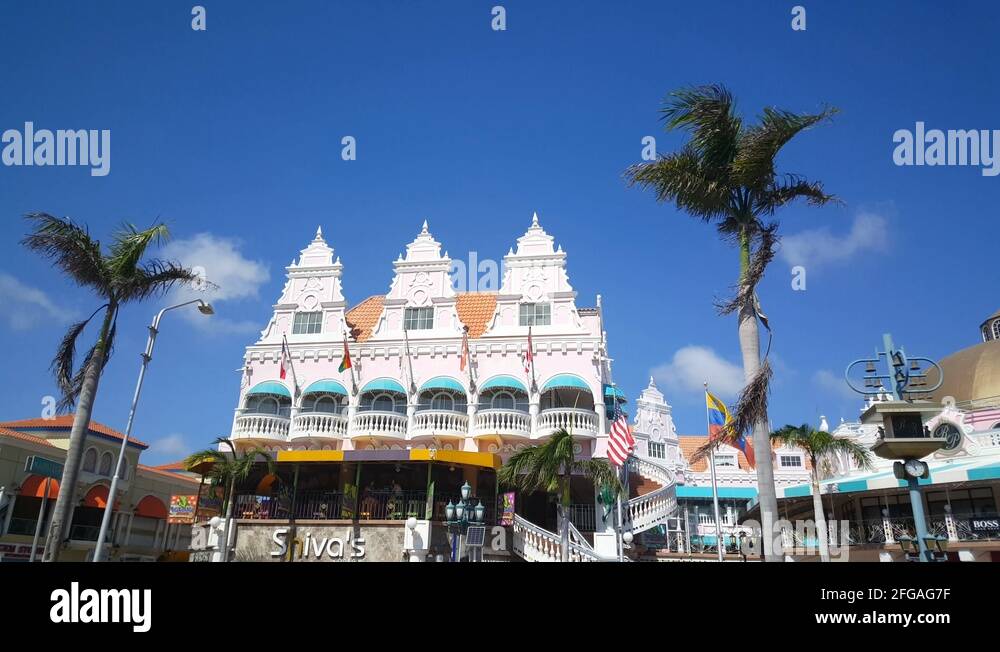 Dutch architecture in oranjestad aruba Stock Videos & Footage - HD and ...