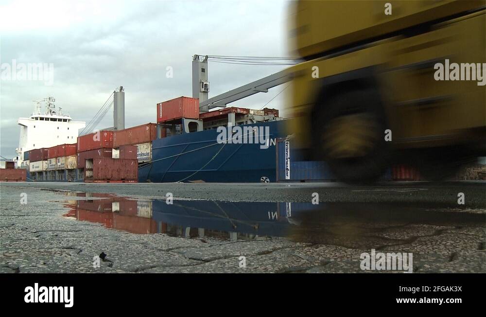 Metal shipping containers Stock Videos & Footage - HD and 4K Video ...