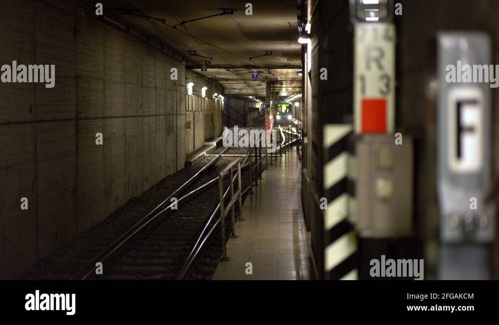 Underground subway track system tunnel Stock Videos & Footage - HD and ...