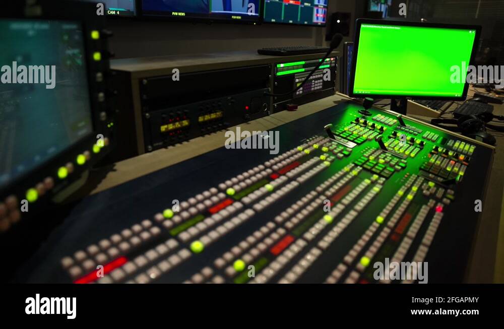 Broadcast Tv Studio Production - Vision Switcher, Broadcast video mixer ...