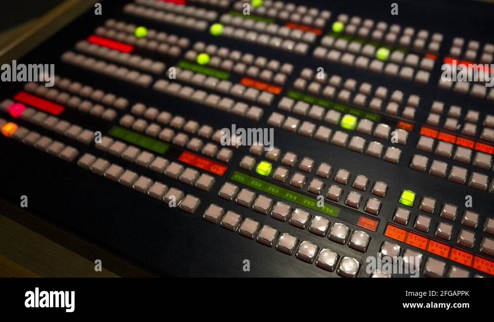 Broadcast Tv Studio Production - Vision Switcher, Broadcast video mixer ...