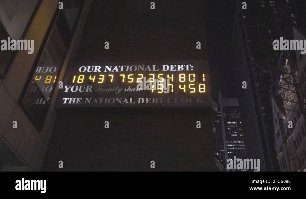 National debt clock nyc Stock Videos & Footage - HD and 4K Video Clips ...